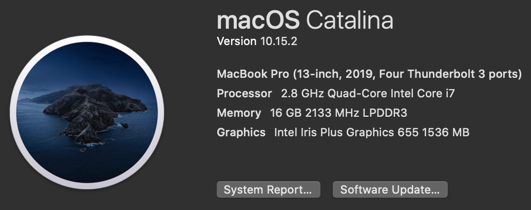 Catalina … at last. – つぶやき @ m2pi